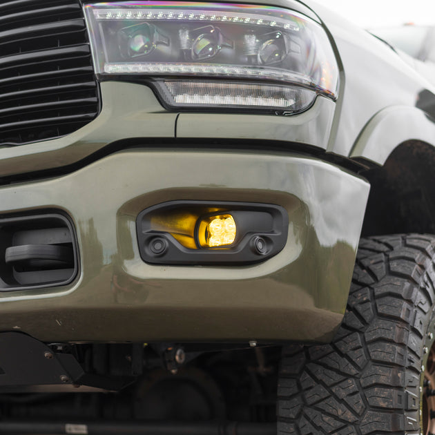 Diode Dynamics SS3 Fog Light Kit 5th Gen 2019-2024 Ram 2500/3500 Laram ...