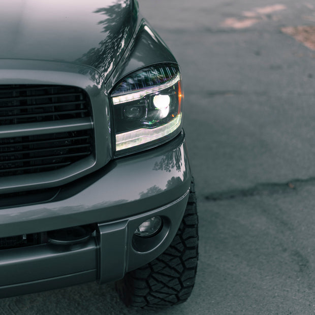Alpha Rex 06-08 Dodge Ram LUXX-Series LED Projector Headlights Alpha-B ...