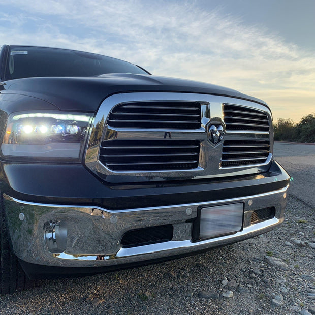 Alpha Rex 09-18 Ram Truck NOVA-Series LED Projector Headlights Alpha-B ...