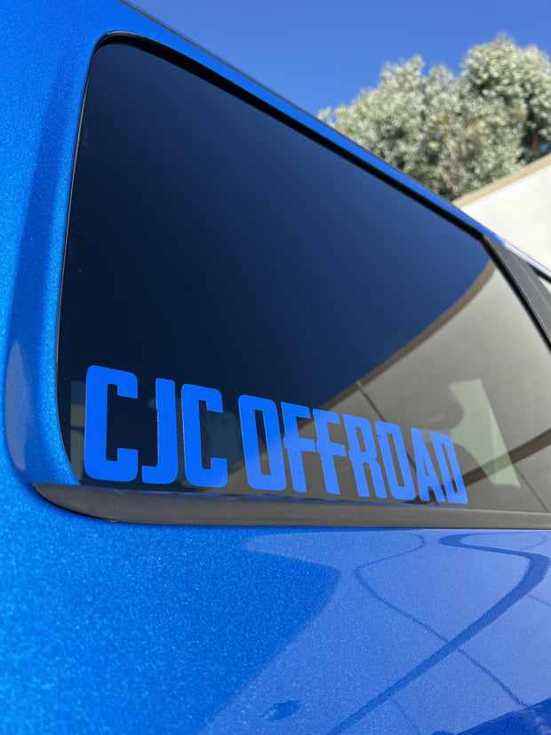 CJC Off Road Long Window Sticker