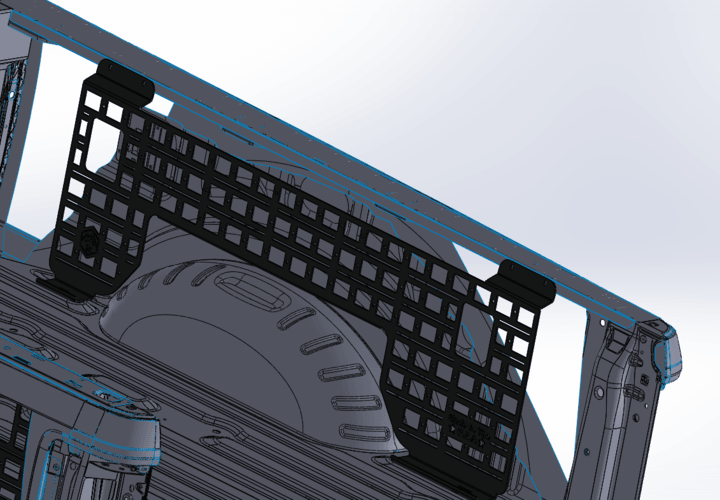 CJC Built 2017-2025 FORD 250-350 Passenger's Side Bed Molle Panel – CJC ...