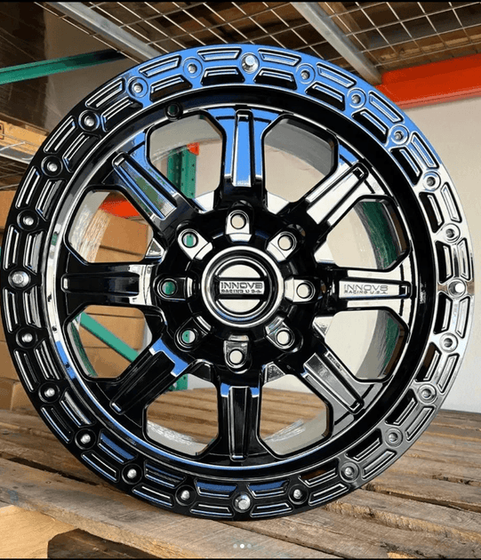 Innov8 SET OF 4 18x9 G500 Gloss Black Wheels for Ford Superduty – CJC ...